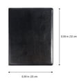 Amosfun 1Pc Black Office File Folder Lightweight Water Resistant ...
