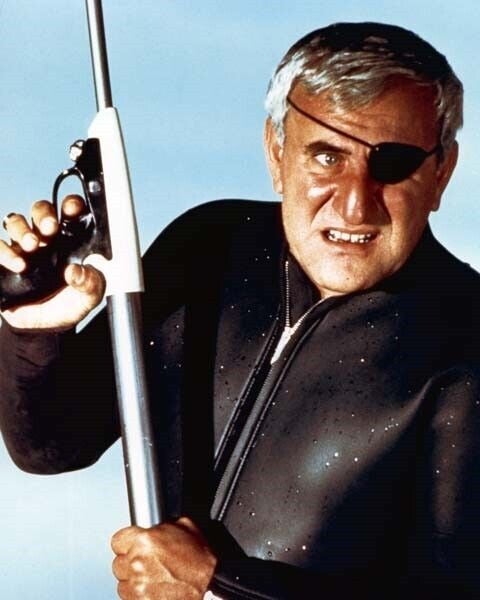 Thunderball 1966 Adolfo Celi as Emilio Largo in wetsuit with gun 16x20 ...