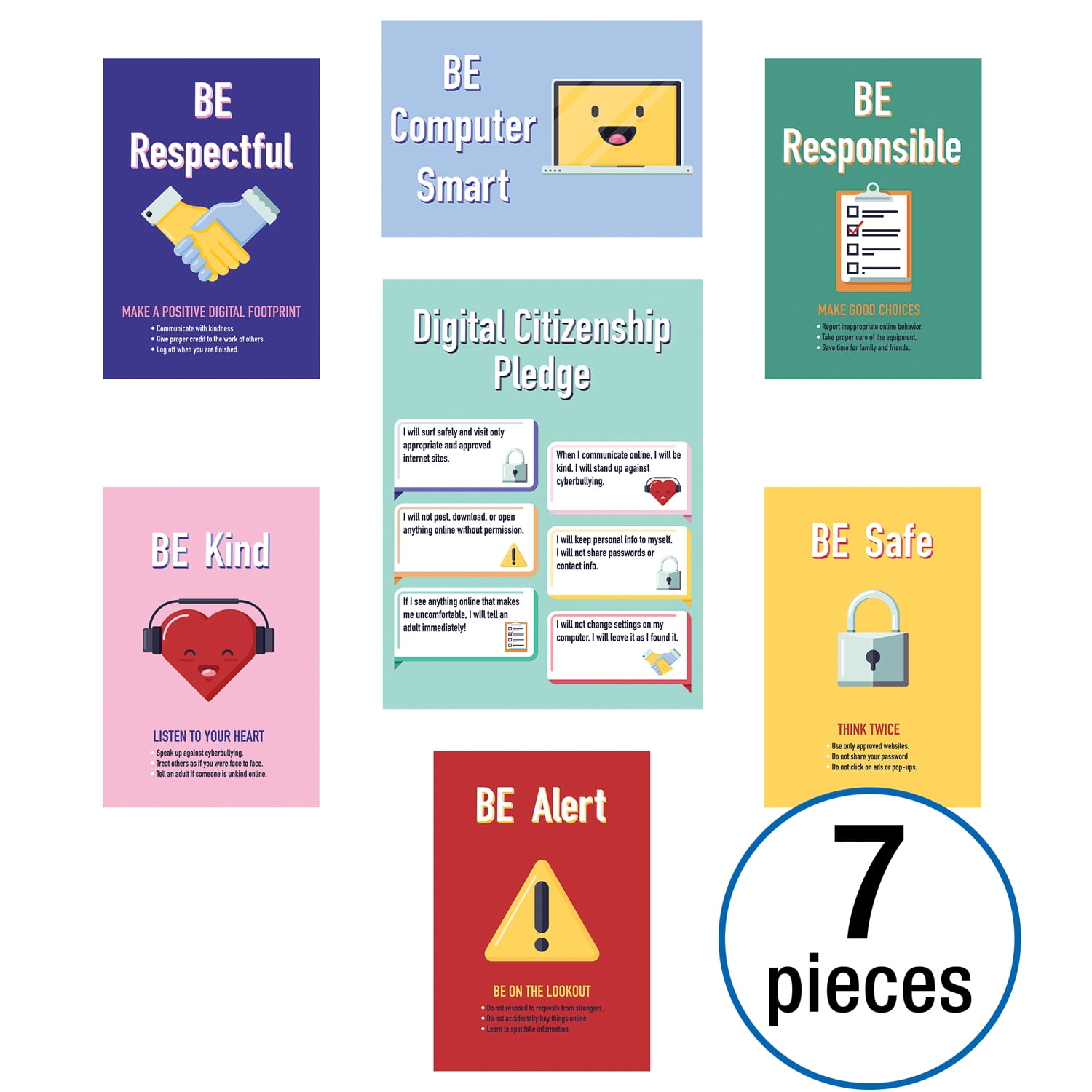 Digital Citizenship Bulletin Board Set