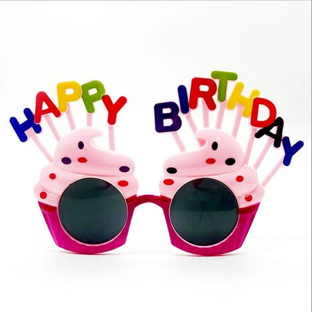Novelty Birthday Glasses Party Eyeglasses Birthday Party Props 3 Pac ...