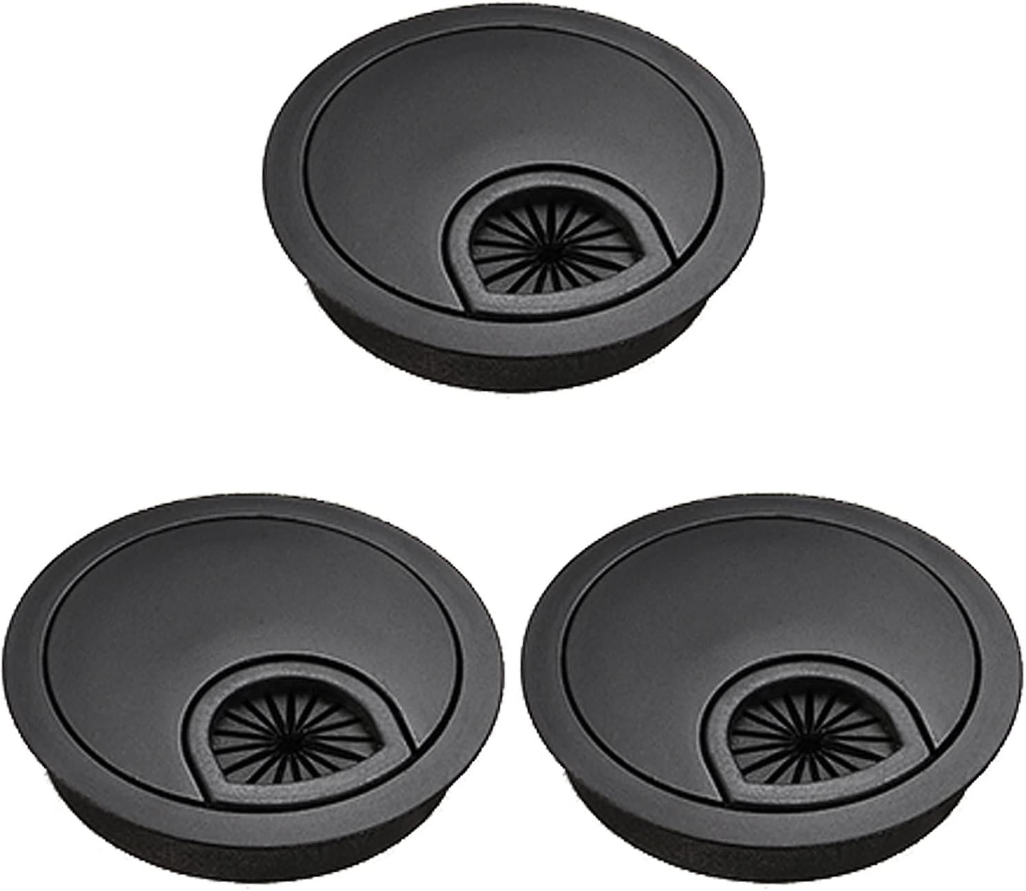 Juego de 3 pasacables para cables de escritorio, diámetro de paso de ...