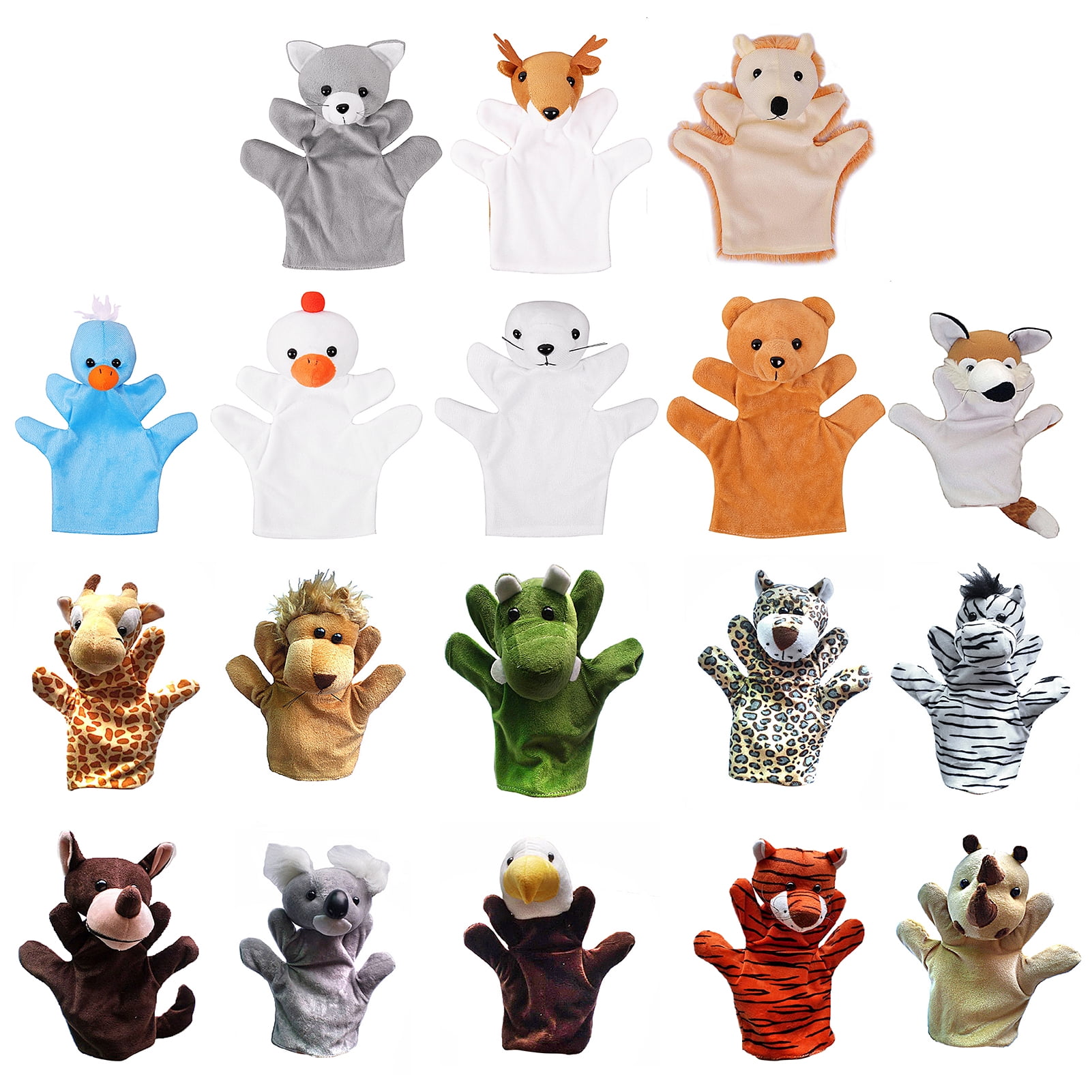 Skindy Super Soft Animal Hand Puppet - Adorable and Attractive Stress ...