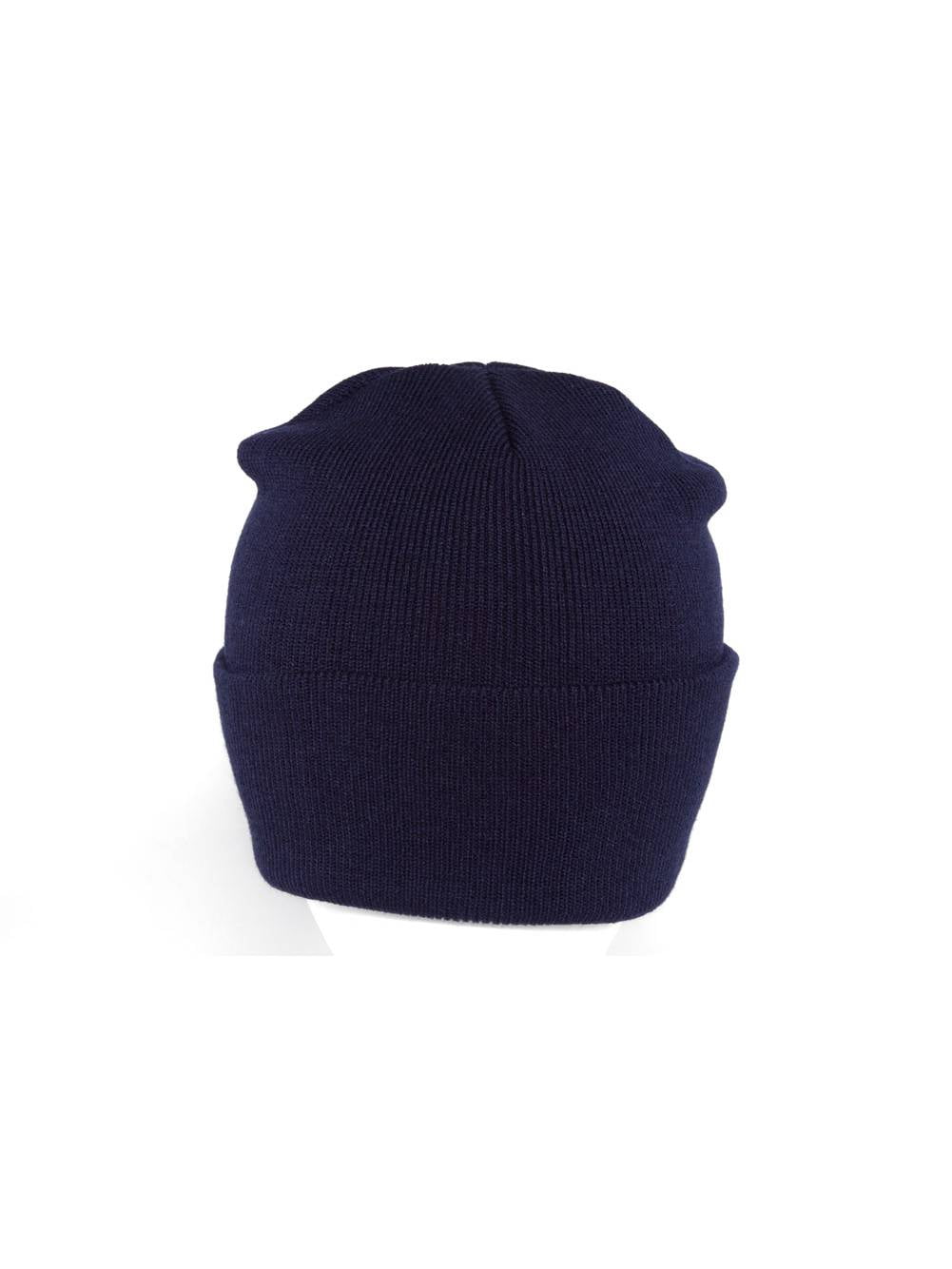 Long Knit Beanie Ski Cap Hat in Navy Blue - Walmart.com
