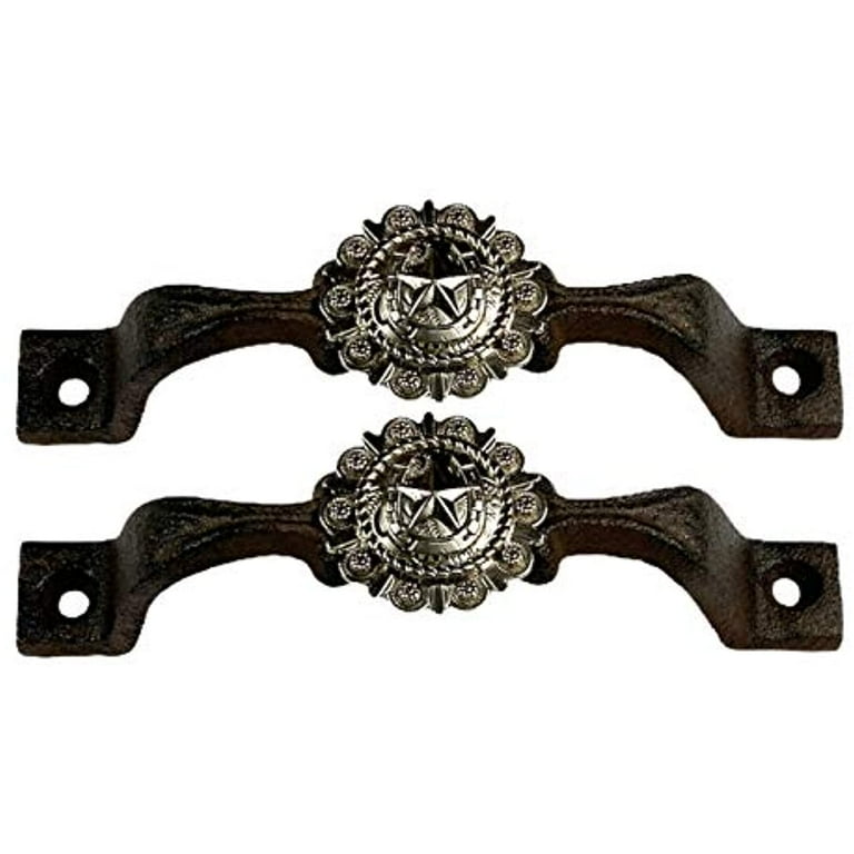 Rustic Western Cabinet Hardware Rosdorf Park Issack 9" Wide Set Of 2