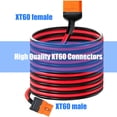 XT60i Connector Extension Cable Male to Female Battery Charging Cable ...