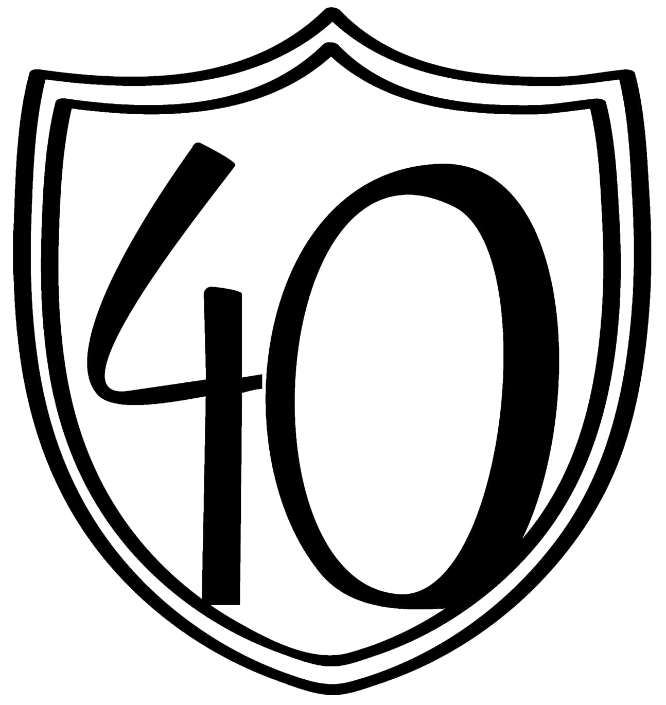 40 Plaque Forty Birthday Getting Older Celebrate Wall Decals for Walls ...