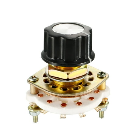 3P3T 3 Pole 3 Throw 1 Deck Band Channel Rotary Switch Selector with ...