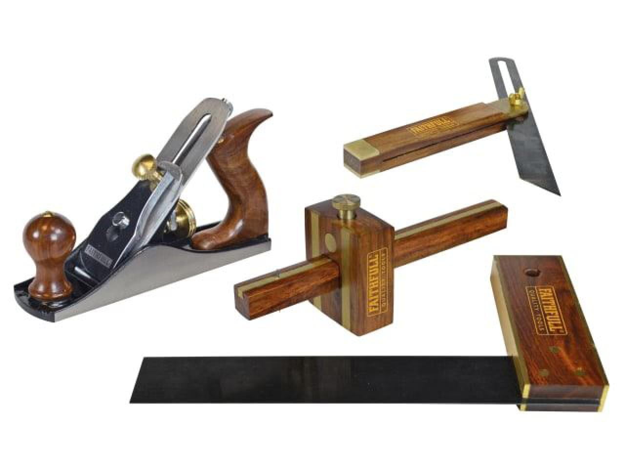 Faithfull - Plane & Woodworking Set of 4 in Wooden Box - Walmart.com