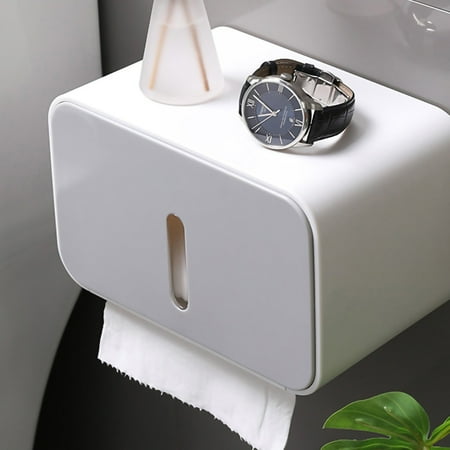 Waterproof Tissue Box Toilet Paper Holder Tissue Holder Roll Toilet ...