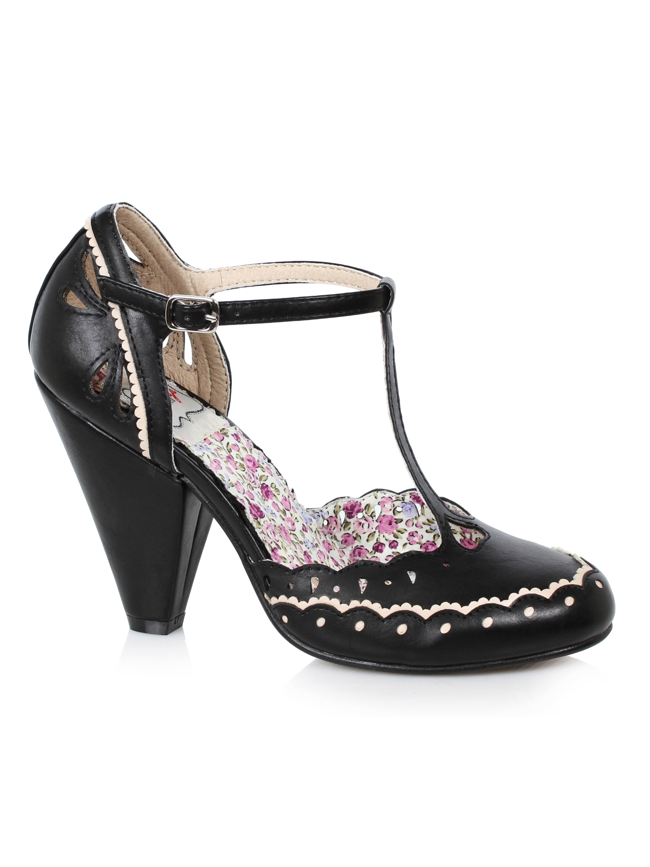 4" T-Strap Shoe With Detail - Walmart.com