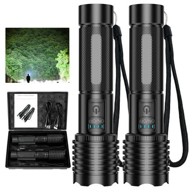 SKNSL Rechargeable LED Flashlights High Lumen,990,000 Lumens Super Bright Flashlight,Powerful ...