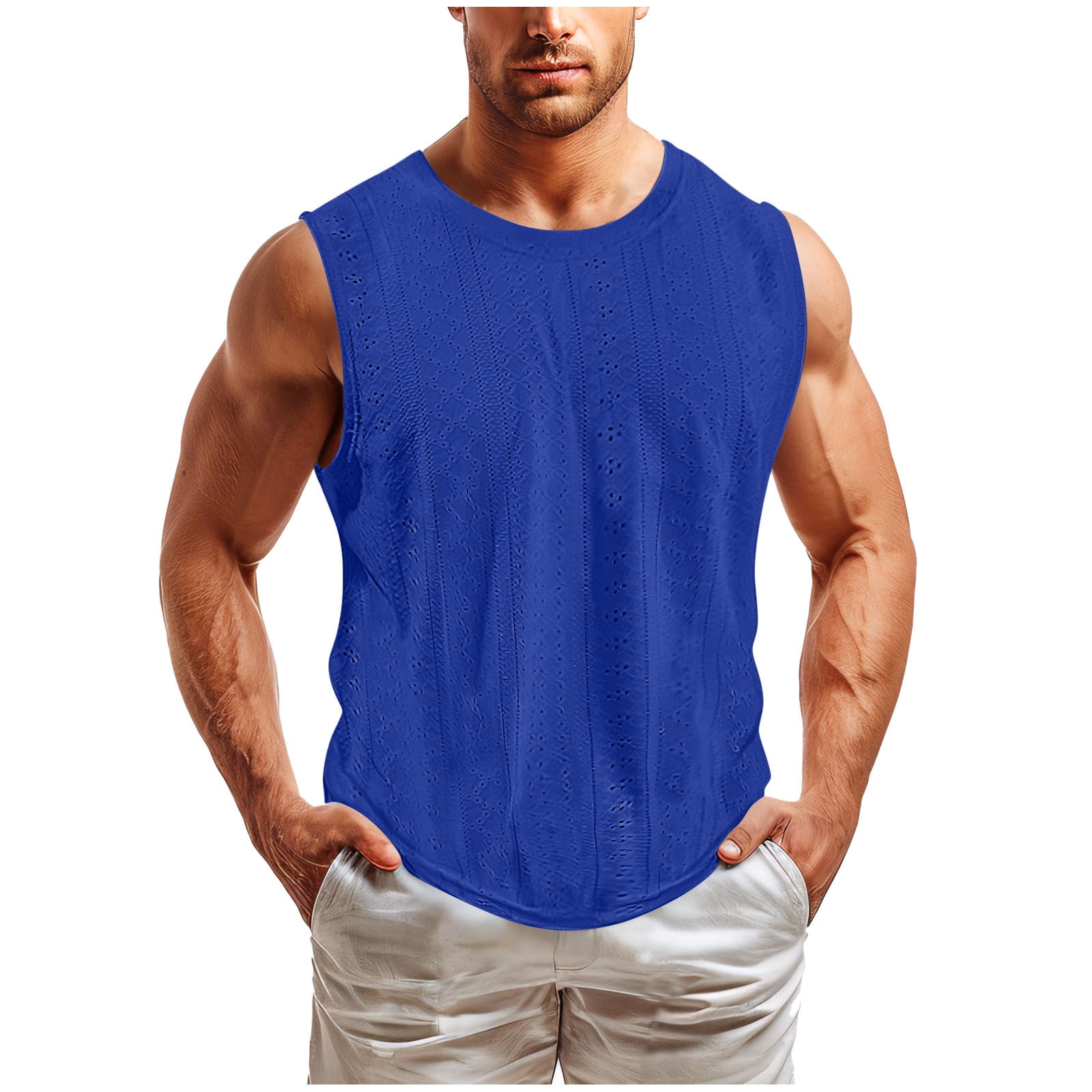 Click here for Aidice Mens Sleeveless Tank Tops Crewneck Workout... prices