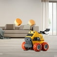 Inertial Catapult Children Play Engineering Vehicle Toy For Kids Press ...