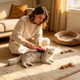 Pet Hair Rubber Brush, Dual Sided to Easily Remove Fur and Lint from ...