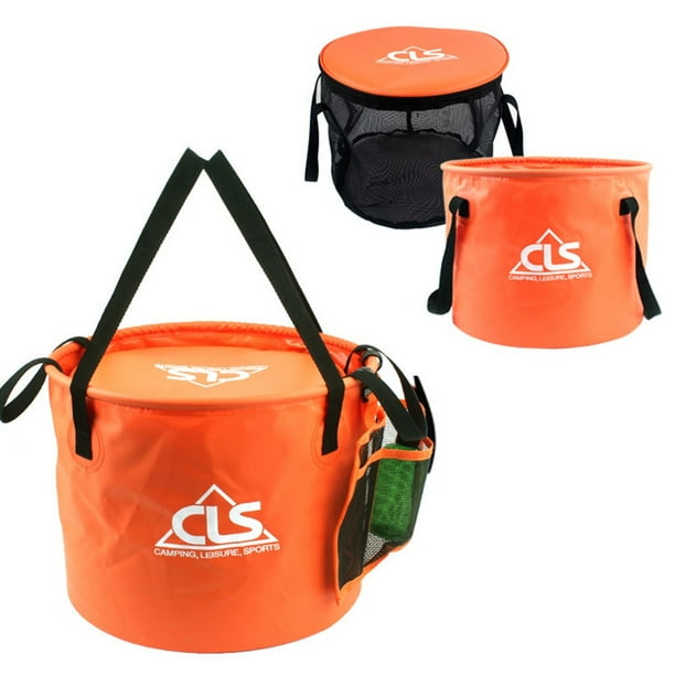 4-In-1 Collapsible Bucket With Mesh Drain Basket Folding Bucket Water ...
