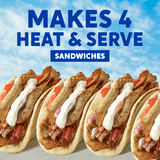 Opaa! Premium Mediterranean Chicken Gyros Sandwich Kit 19.8oz, Frozen ...