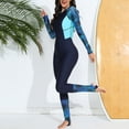 Womens Zipper Full Body Swimsuit Slimming Rash Guard One Piece Wrap