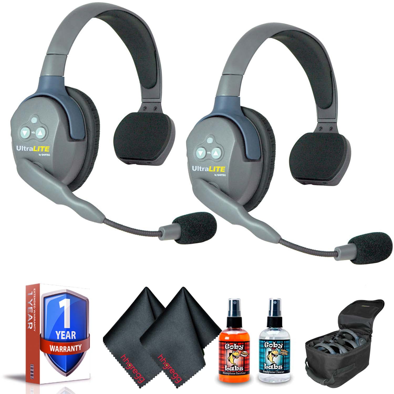 Eartec UL2S UltraLITE 2-Person Headset System (USA) Bundle 1 - Walmart.com