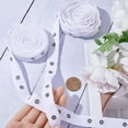 1roll Platinum Tone Iron Snap Button Tape Polyester Fasteners Trim ...