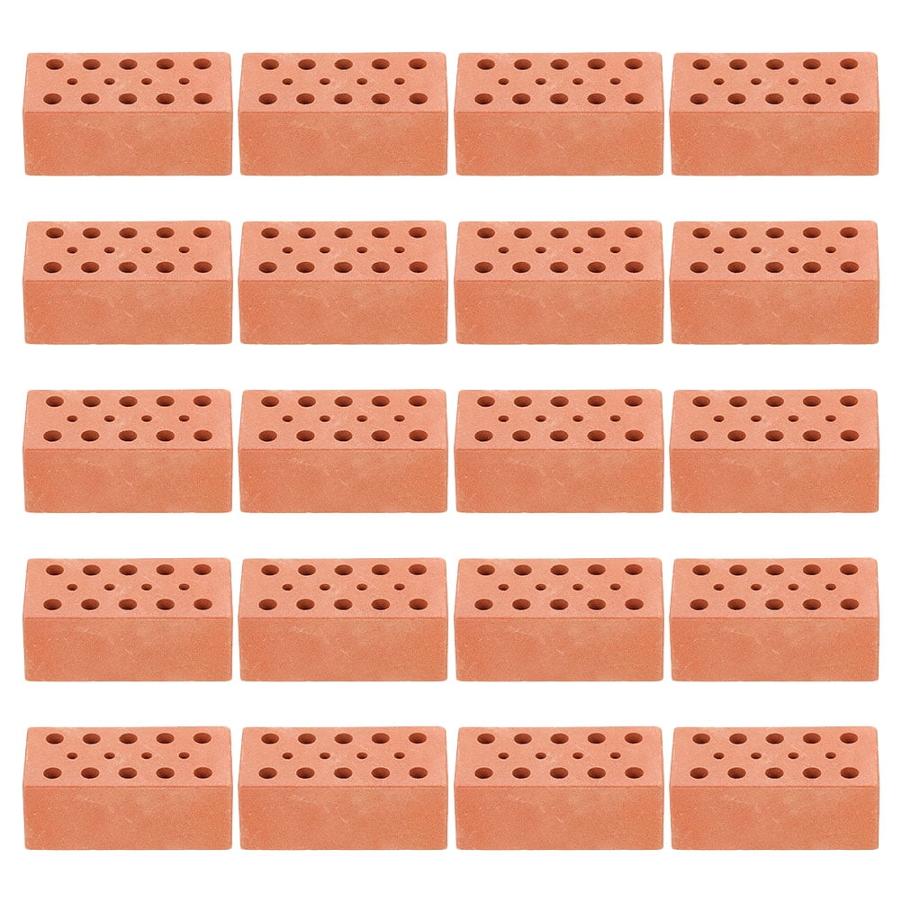 30 miniladrillos para paisajismo, modelo de pared de ladrillos ...