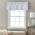 Blue Flax Blossom Valances for Windows, Spring Floral Pale Blue ...