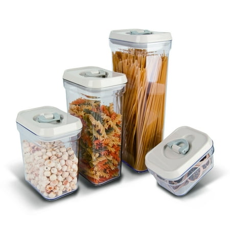Elemental Kitchen Air-Tight Food Storage container Set - 4 Piece Set ...