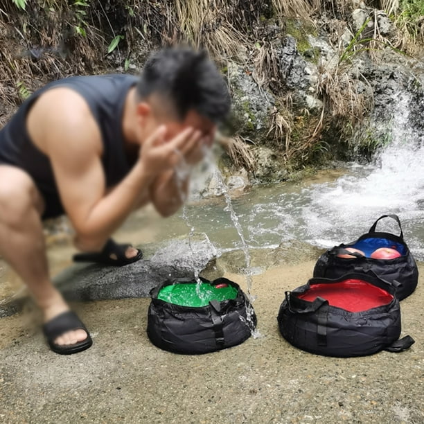 Outdoor Water Bucket 8.5L Hiking Portable Pack Backpacking Large ...