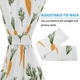 Carrots Easter Door Curtains for Door Window, French Sidelight Front ...