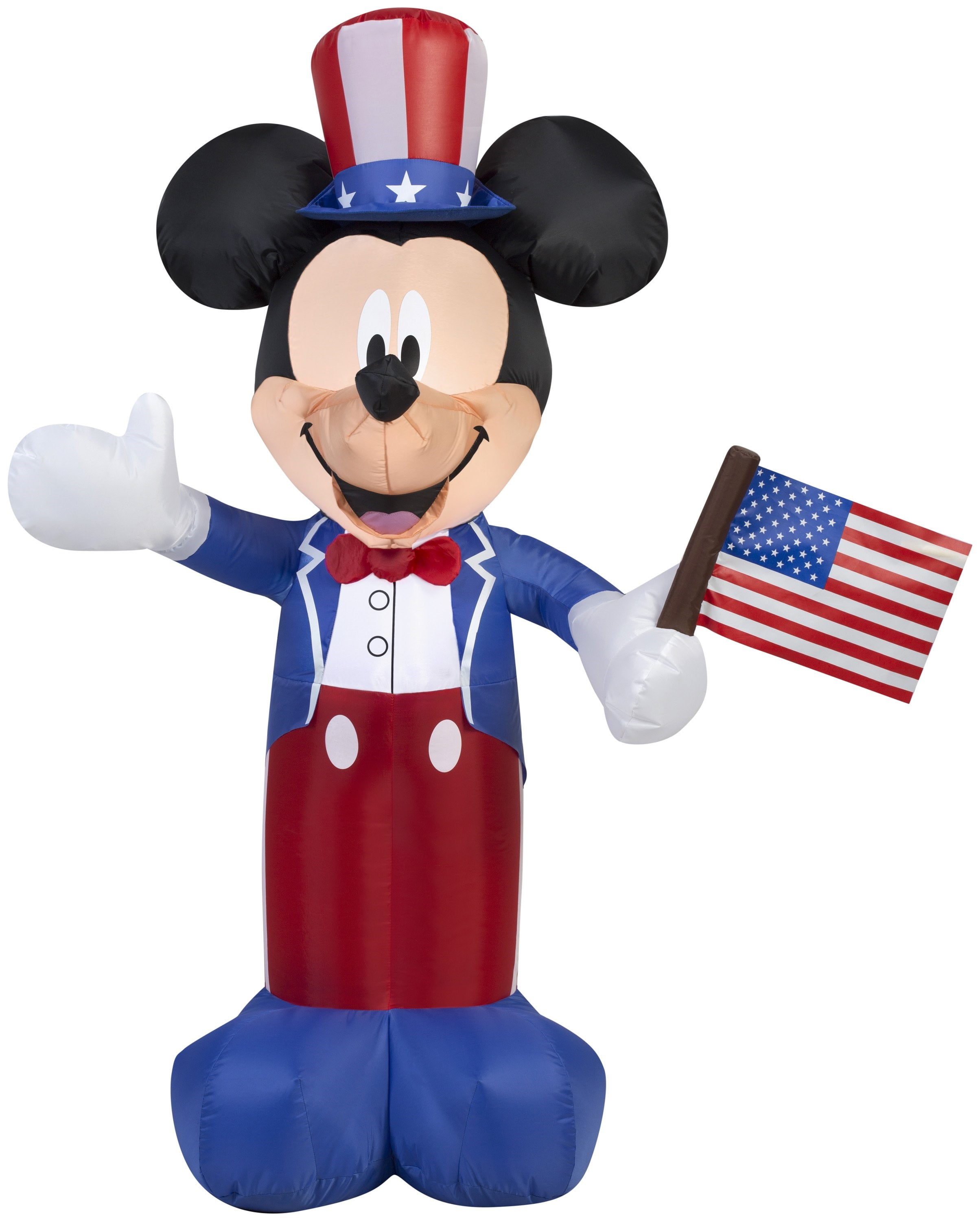 4 Disney Airblown Patriotic Mickey Spring Inflatable
