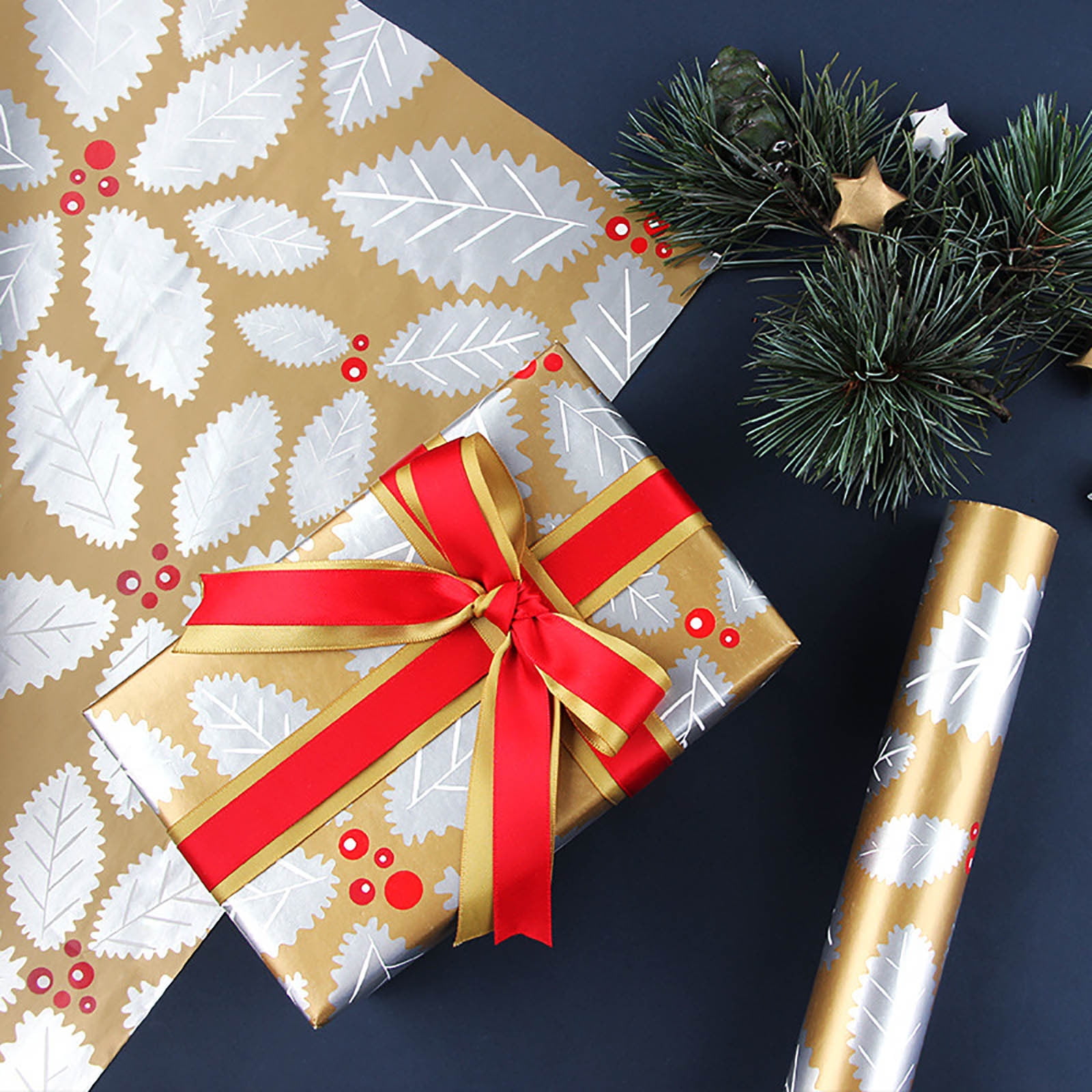 Wrapping Paper Christmas Crafts