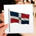 3drose, Flag of Dominican Republic on a Flag Pole over White, 6 ...