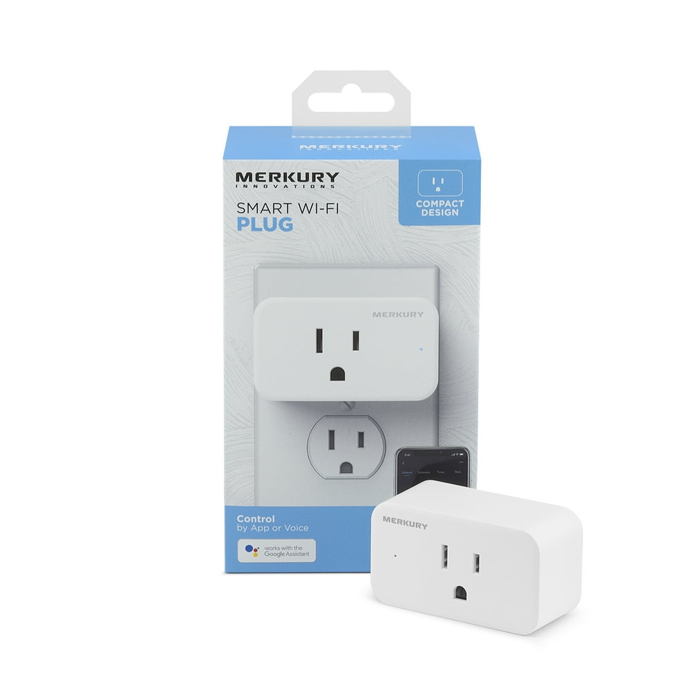 Merkury Innovations Smart Plug, Requires 2.4Ghz Wifi - Walmart.com ...