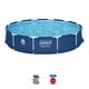 Coleman Steel Pro 12 ft. x 33 in. Round Metal Frame Above Ground Pool ...