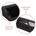 BESTYASH Home Floor Air Diffuser Panel Black Metal Floor Vent Cover ...