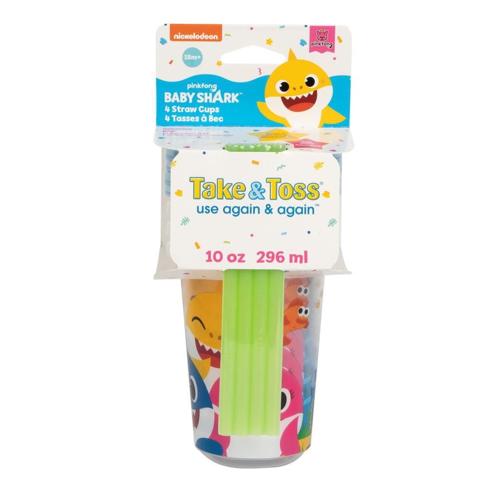 Click here for The First Years Baby Shark Straw Cups - 4 Pk prices
