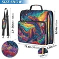 3 Ring Zipper Binder Stationery Organizer for Study Work Home Travel ...