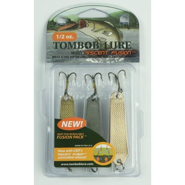 TomBob Fishing Lures with Scent fusion 1/2 Oz. 3 Pack - Walmart.com