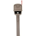Gibraltar Mailboxes Gentry Large Capacity Double-Walled Plastic Mocha ...