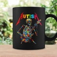 Autism Skeleton Guitar Player Rock Music Autism Awareness Coffee Mugs ...