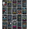 20-Pack Motivational Posters, Chalkboard Design, Inspirational Quotes ...