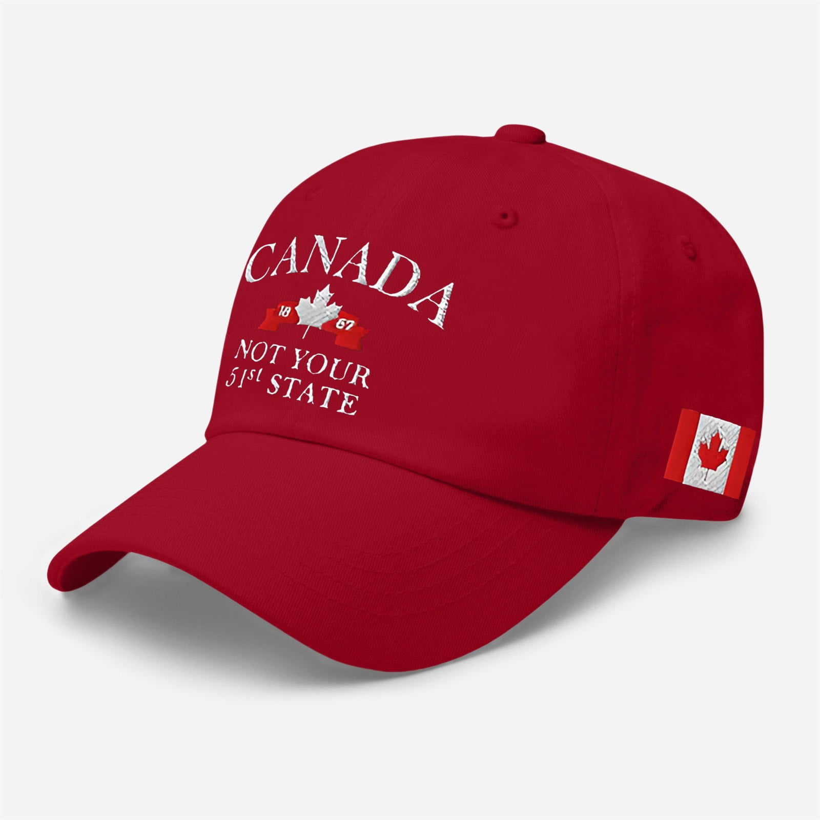 Click here for Wcjm Canada Is Not For Embroidered Dad Hat Funny C... prices