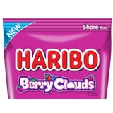 HARIBO Chewy Gummy Candy Berry Clouds, 6.3 oz Large Peg Bag, Pack of 1 ...