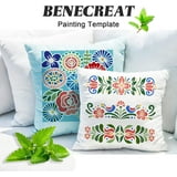 Plastic Folk Decorative Painting Stencil Templates 12x12inch s ...