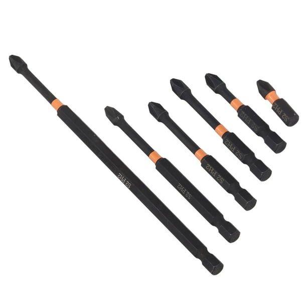 PH2 Screwdriver Bits, Crushing Resistant Magnetic Screwdriver Bit Set ...