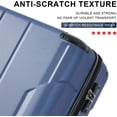 28 Inch Checked-Large Hard Shell Luggage with Spinner Wheels, TSA Lock ...