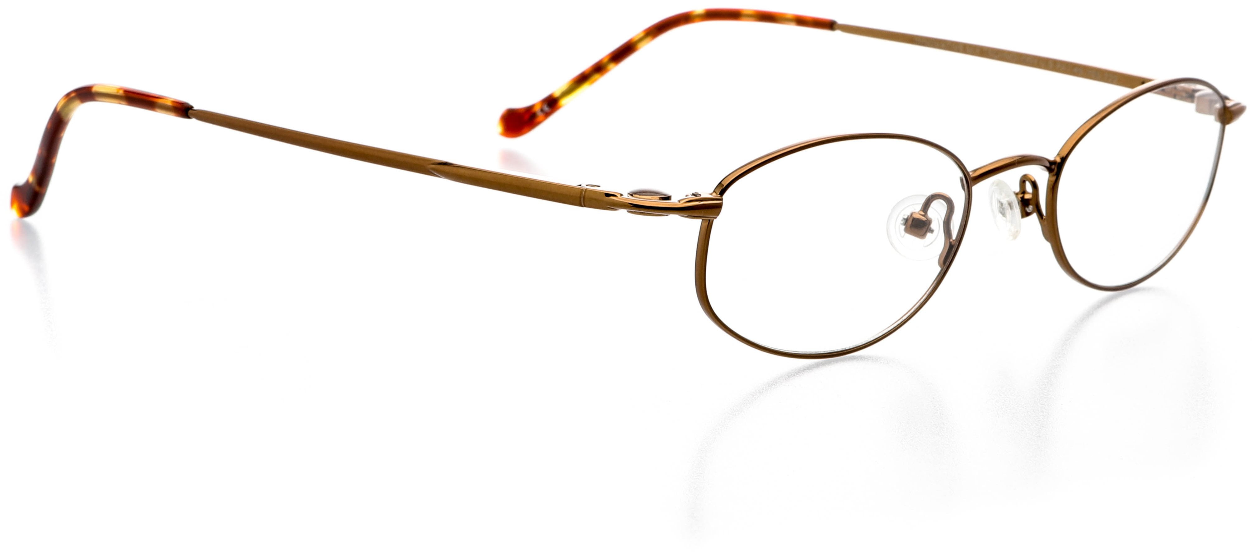 Optical Eyewear - Oval Shape, Metal Full Rim Frame - Prescription ...