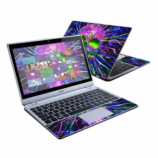 Skin Decal Wrap Compatible With Acer Aspire V5-122P Laptop 11.6" Hard ...