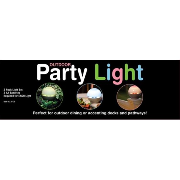 Beacon Power 30130 3 Pack-Outdoor Party Light Case of 4 - Walmart.com