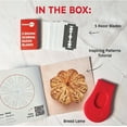 KneadAce Sourdough Bread Lame, Magnetic Scoring Tool, 5 Blades, Red ...