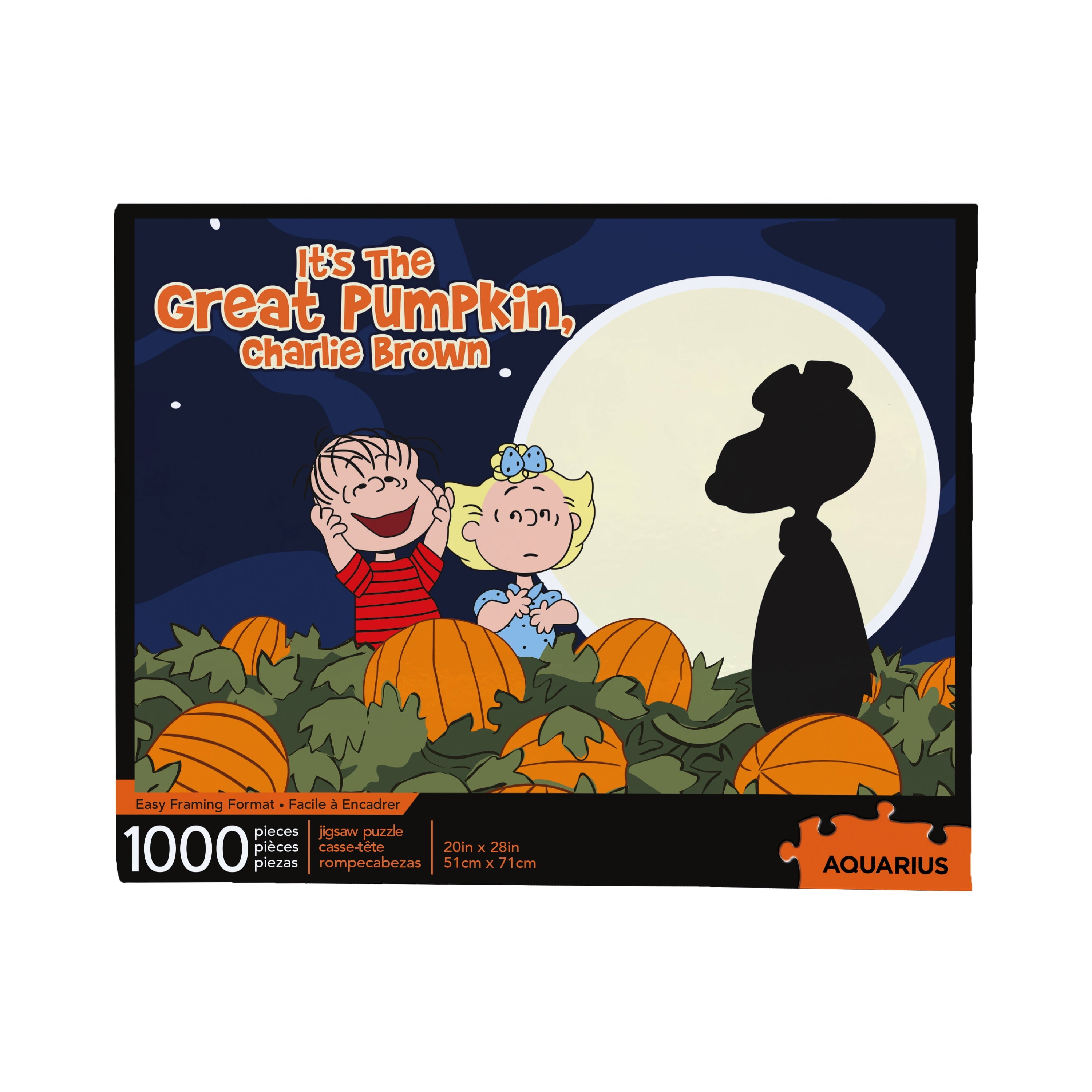 Peanuts Great Pumpkin 1000 Piece Jigsaw Puzzle - Walmart.com